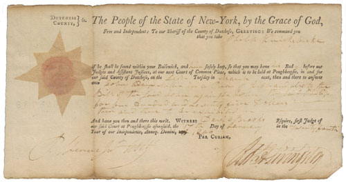 Dutchess County, NY Digitize Ancient Documents Collection